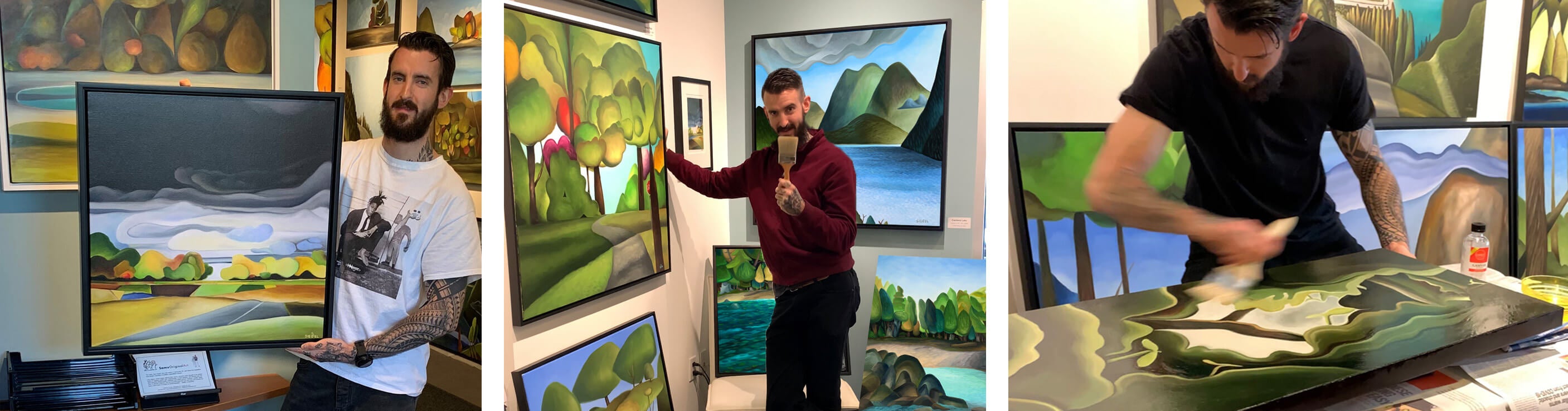 Sam Siegel is getting noticed in the Vancouver Sun – Sam's Original Art