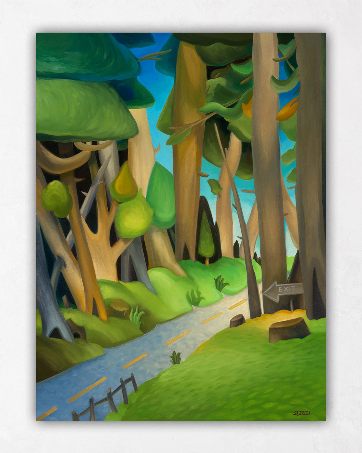 Deception Pass - Whimsical Trees | Pacific Northwest Washington Art ...