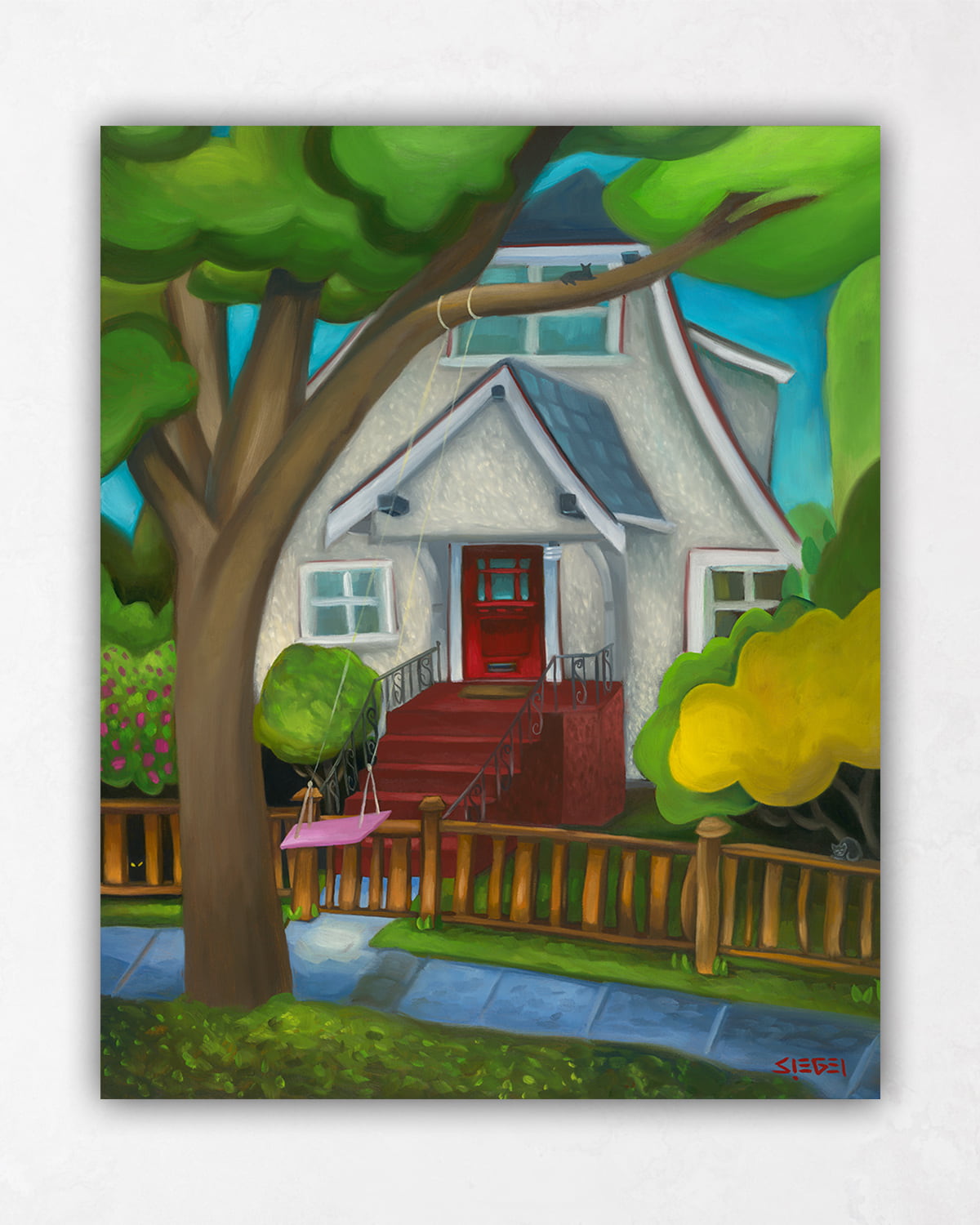 Home Sweet Home | Vancouver Heritage Whimsical Home | Canvas Prints ...