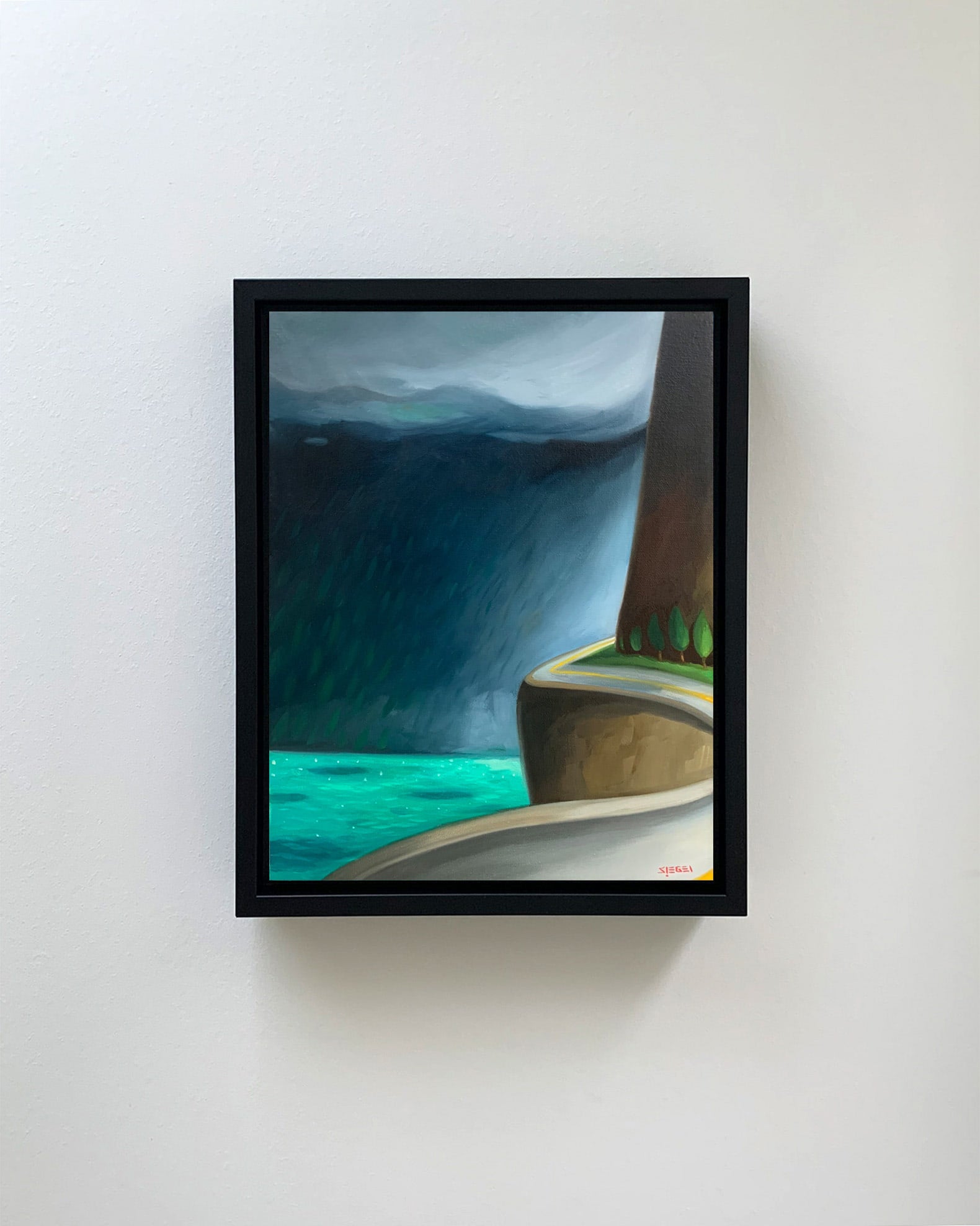 Mini Sea to Sky | Whimsical Whistler Highway Paintings – Sam's Original Art