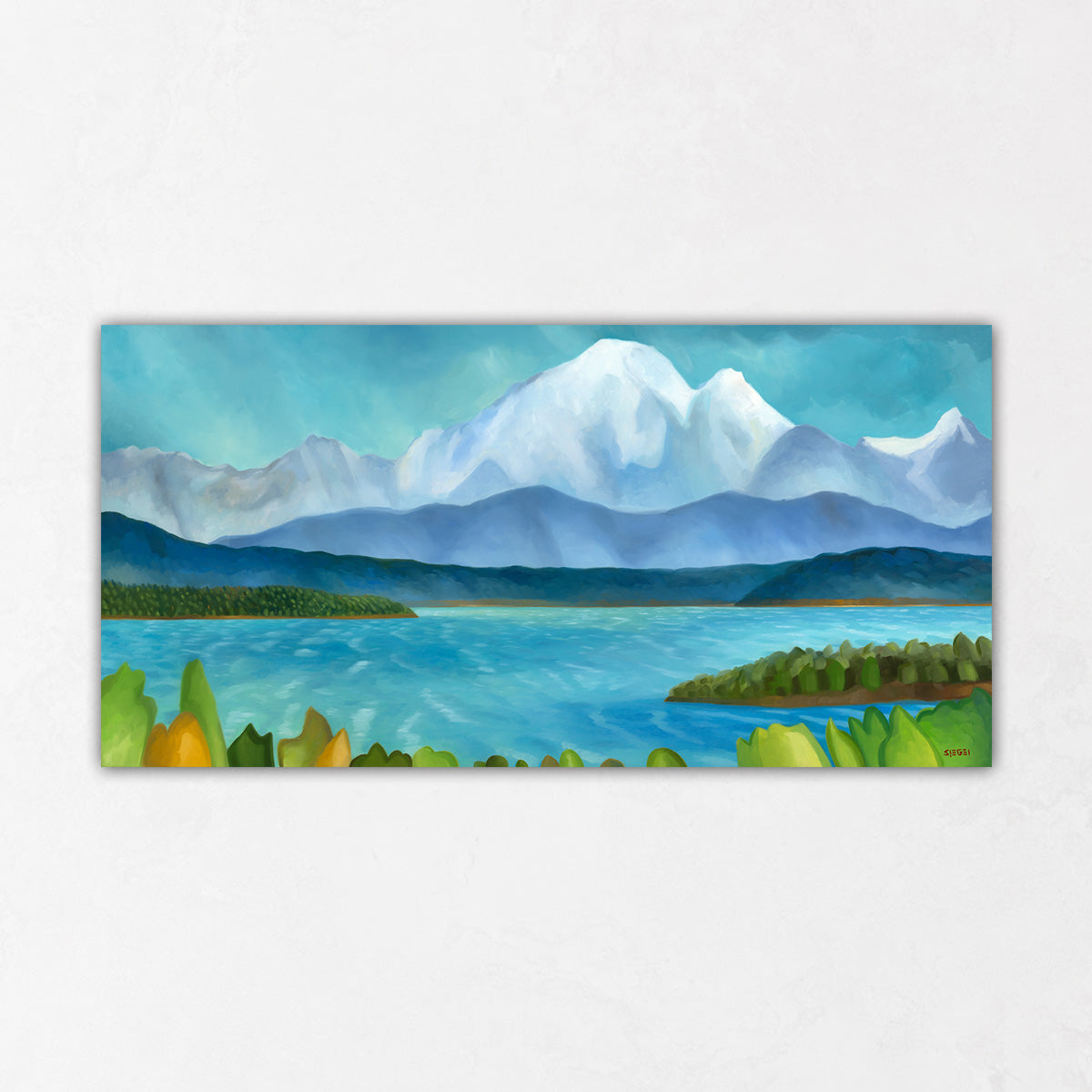 Mount Baker | Original Oil Painting | Local Artist – Sam's Original Art