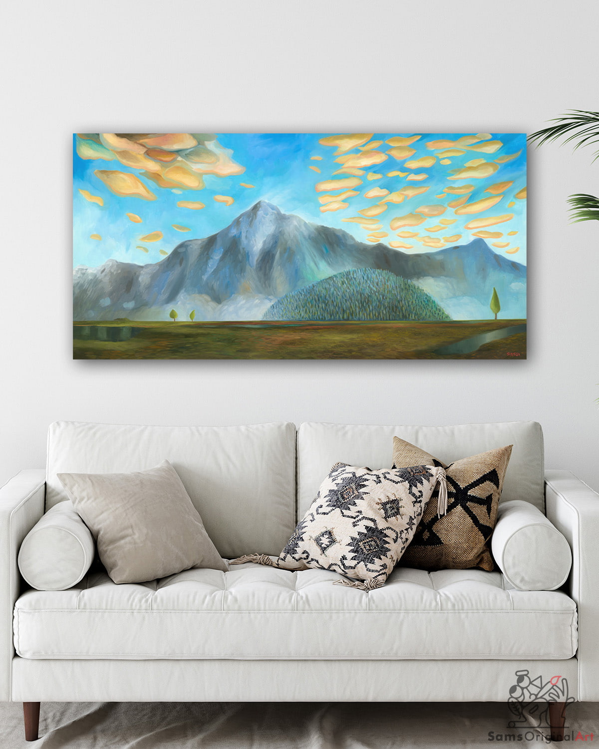 Mount Cheam | Chilliwack B.C Paintings | Free Shipping – Sam's Original Art
