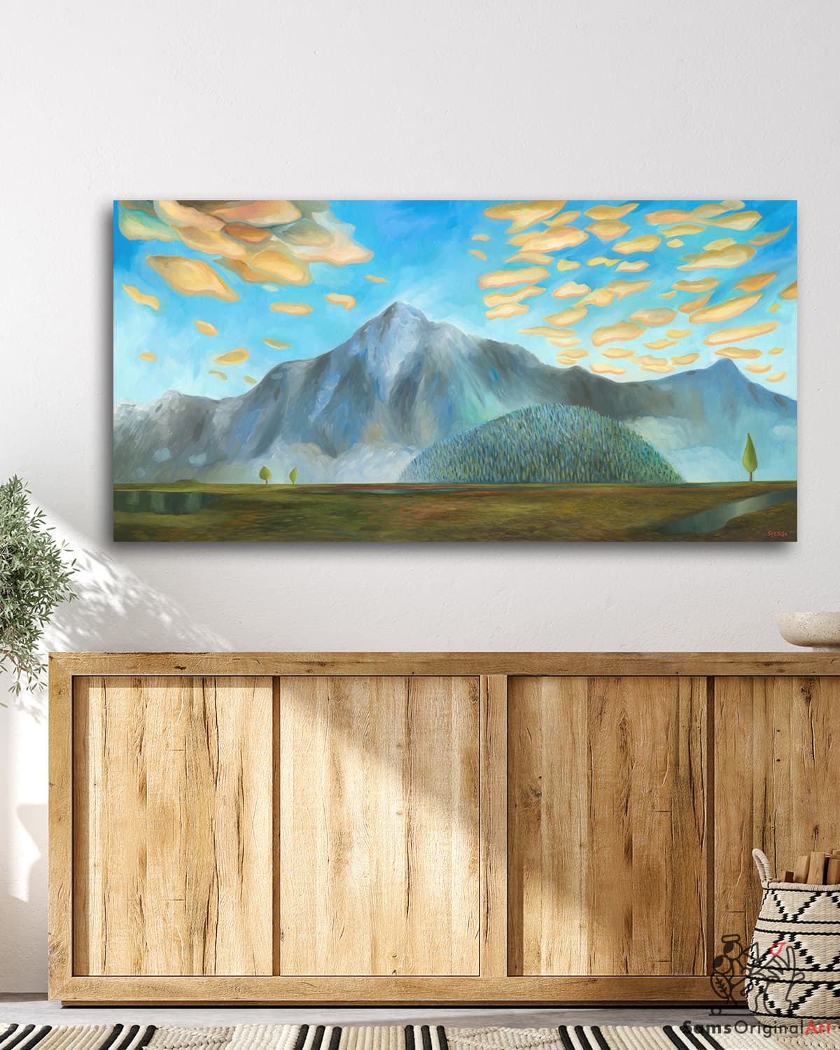 Mount Cheam | Chilliwack B.C Paintings | Free Shipping – Sam's Original Art