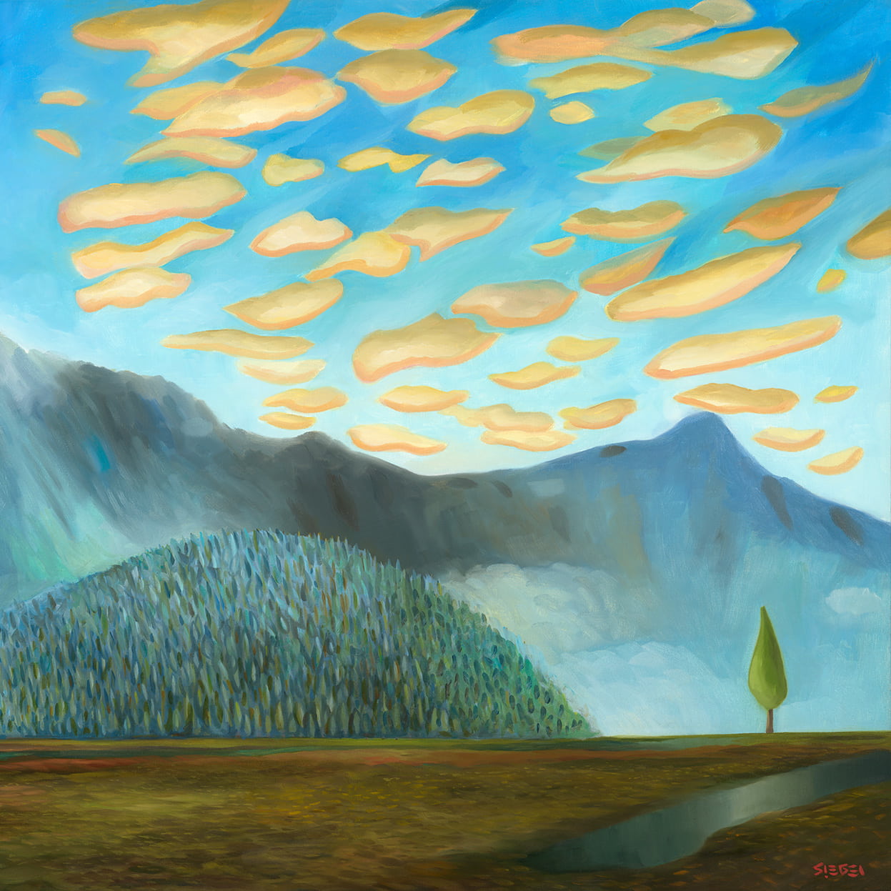 Mount Cheam | Original Chilliwack Paintings | Sam's Original Art