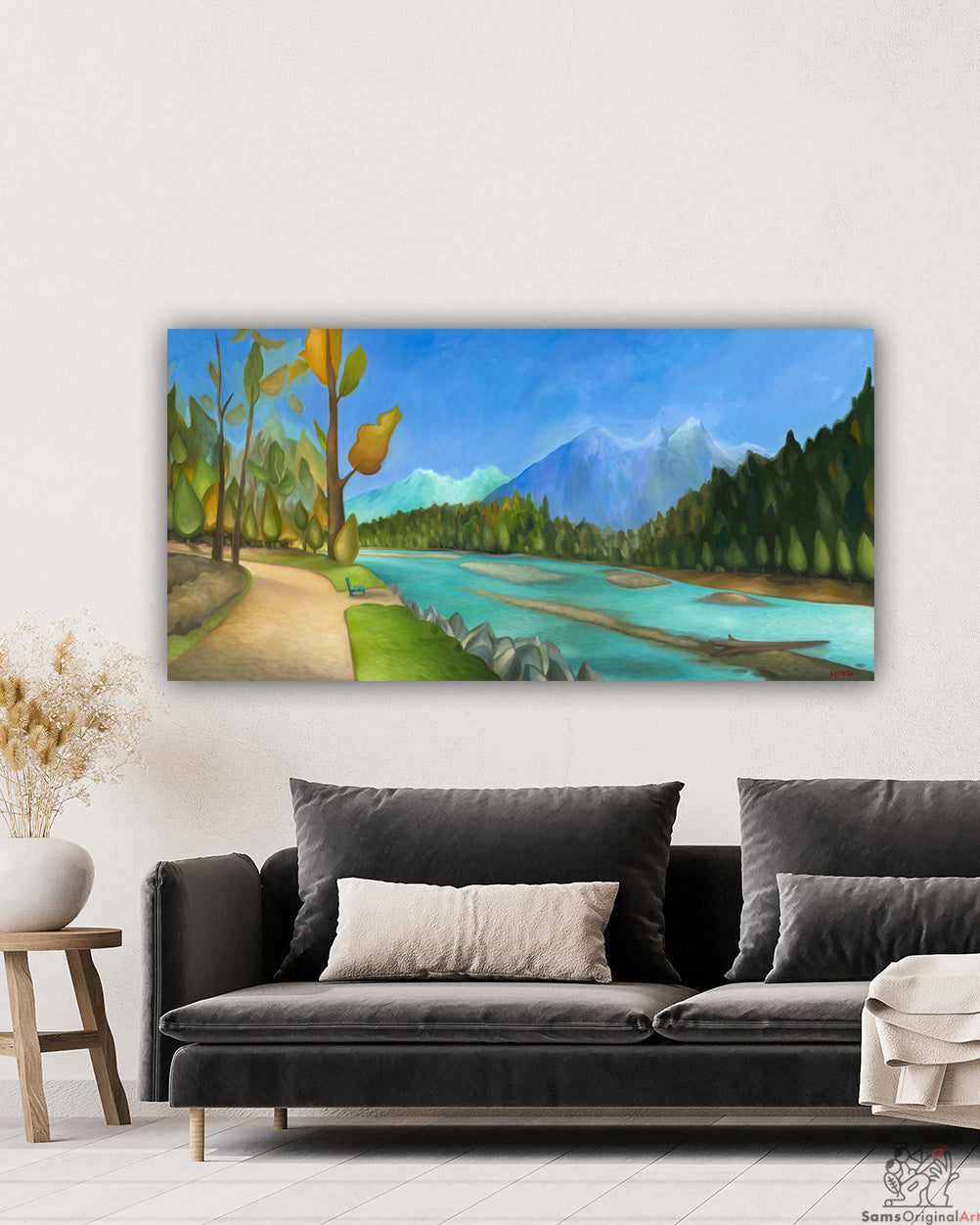 Vedder River | Chilliwack B.C Paintings | Free Shipping – Sam's ...