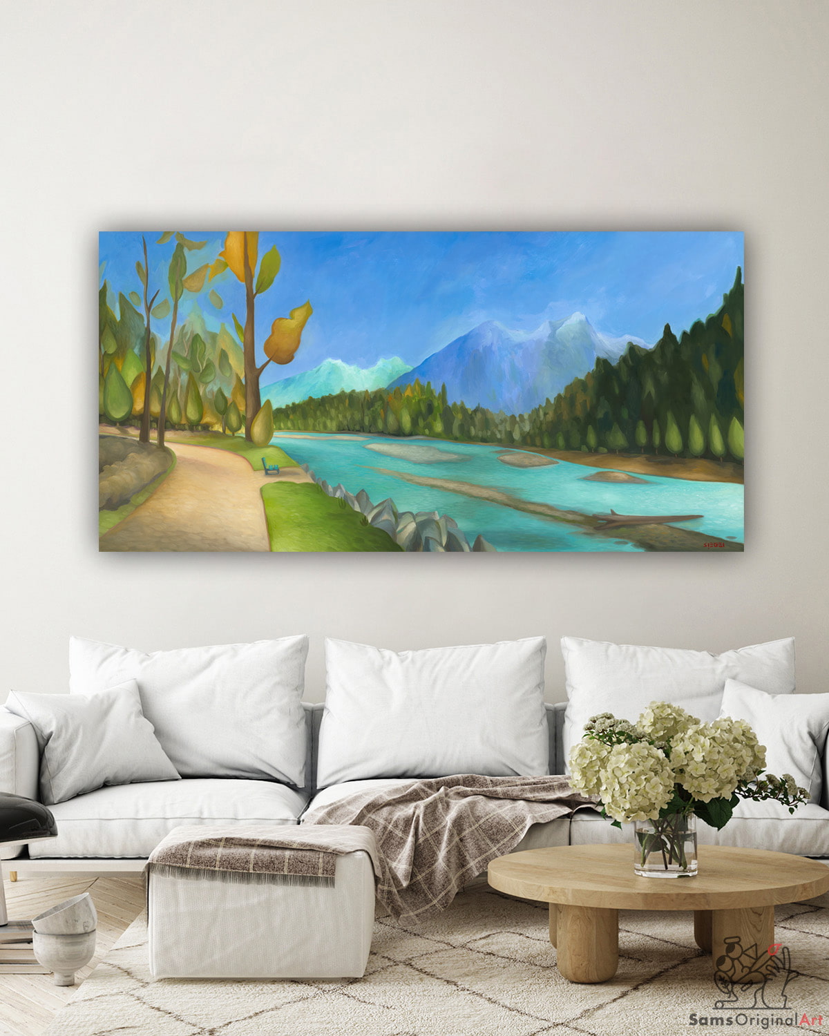 Vedder River | Chilliwack B.C Paintings | Free Shipping – Sam's ...