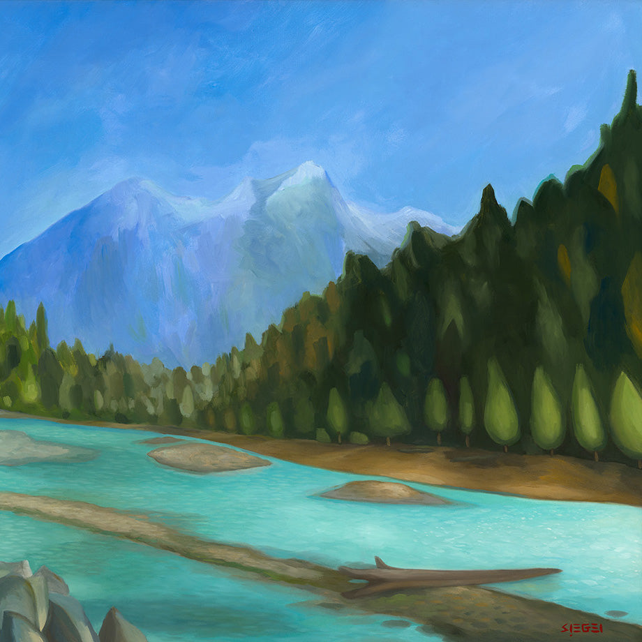 Vedder River | Original Chilliwack Paintings | Sam's Original Art