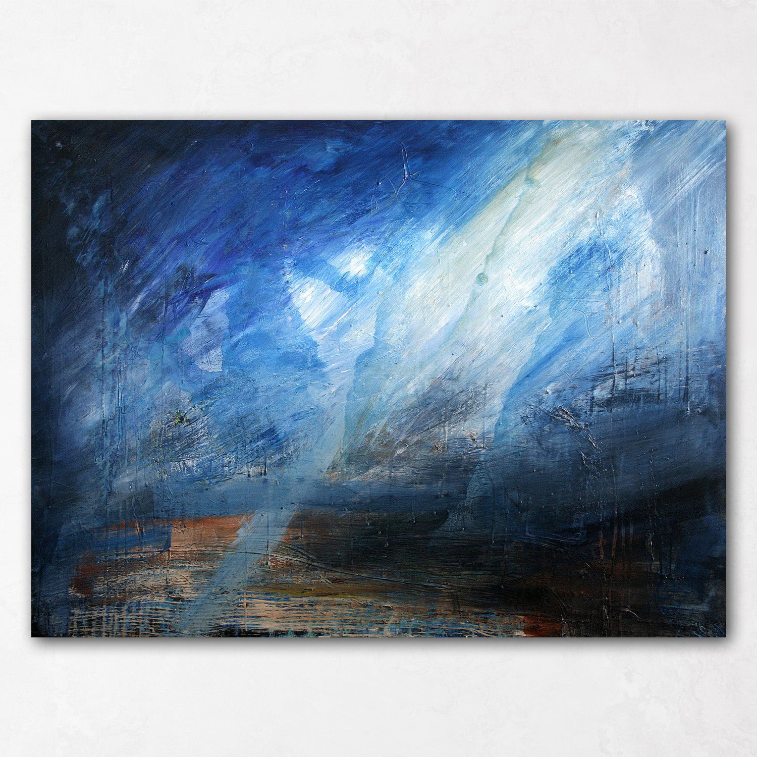 Cerulean | Blue Abstract Paintings Vancouver | Sam's Original Art