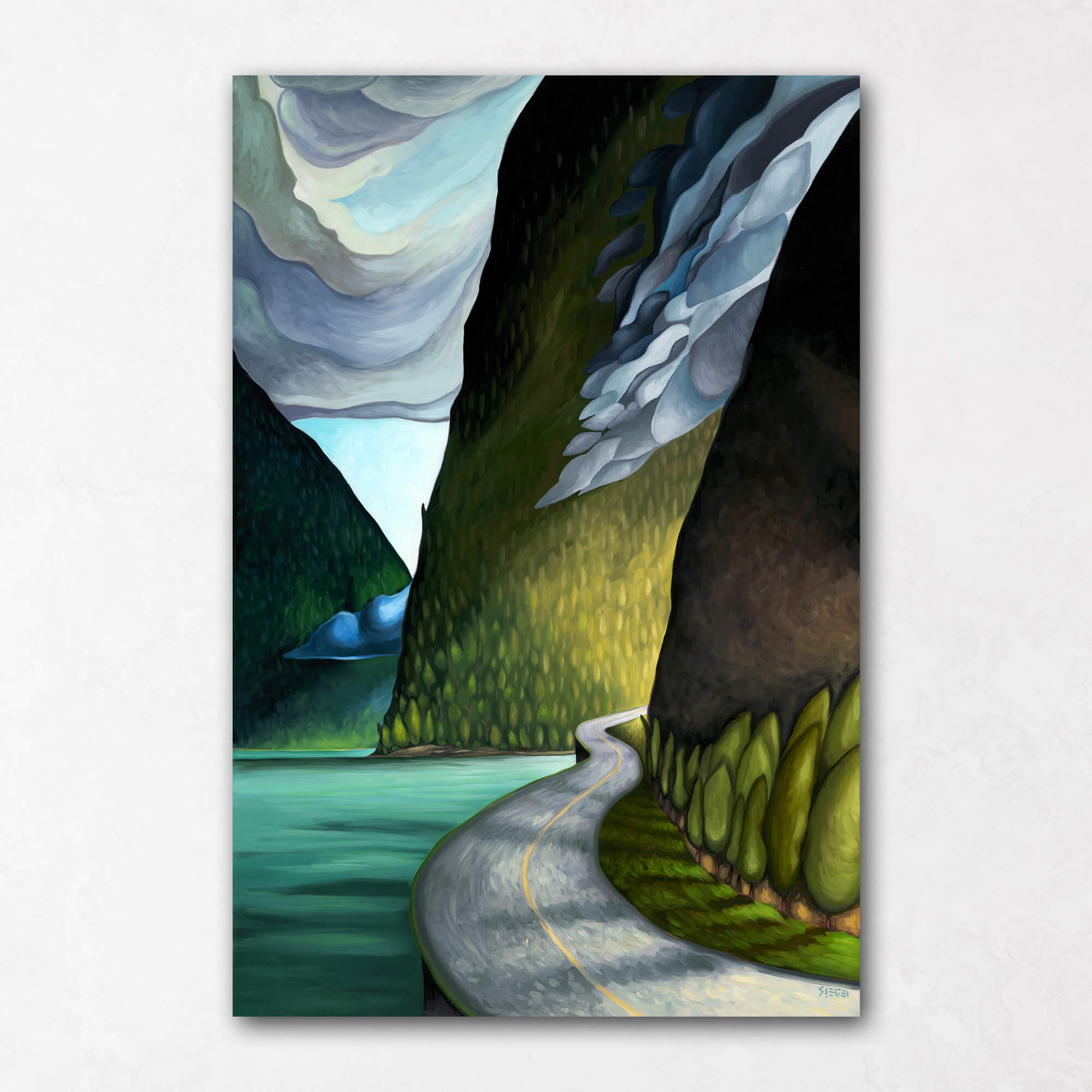 Family Road Trip | Whistler Highway Paintings | Sam's Original Art
