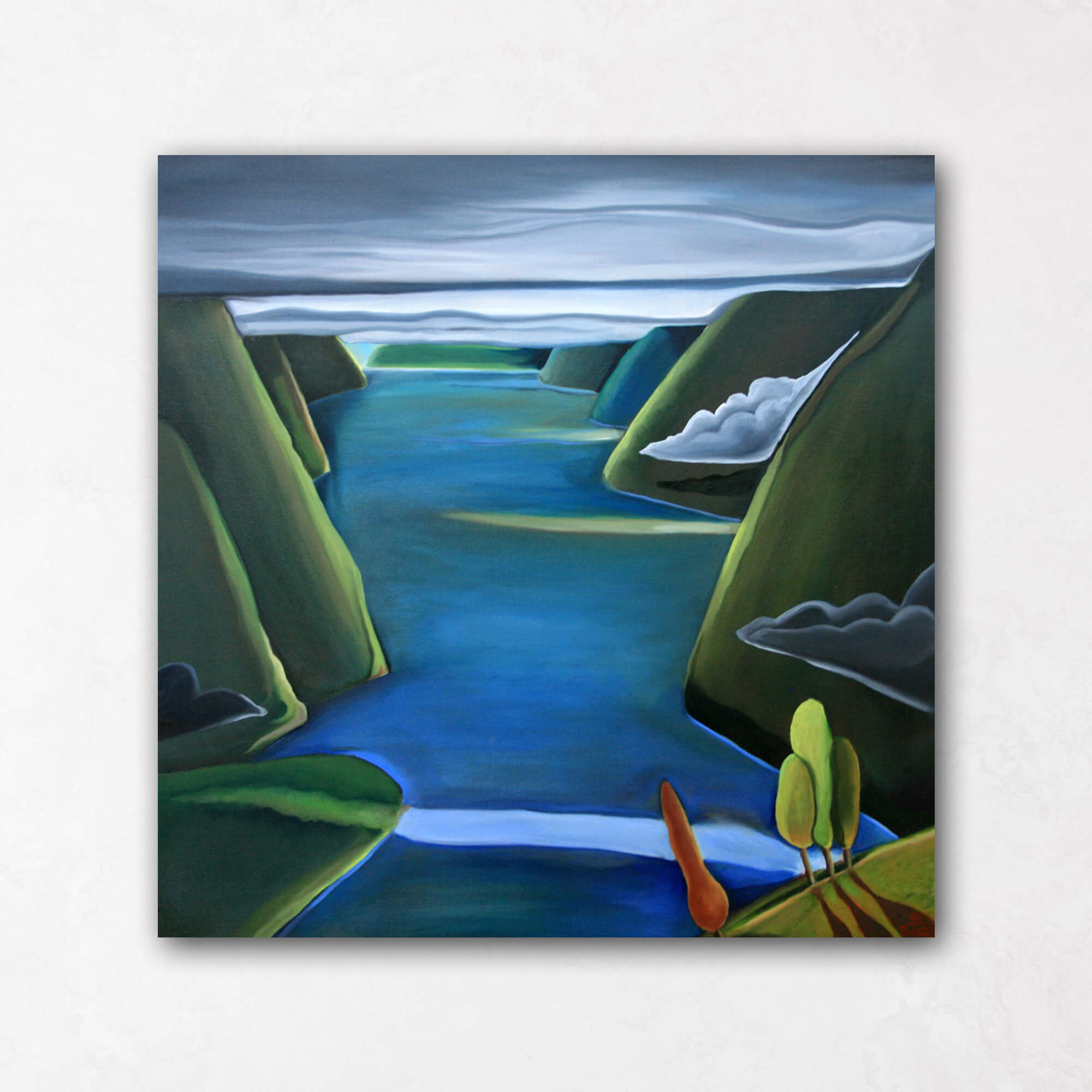 Howe Sound | West Coast Oil Paintings Vancouver Artist | Sam's Original Art