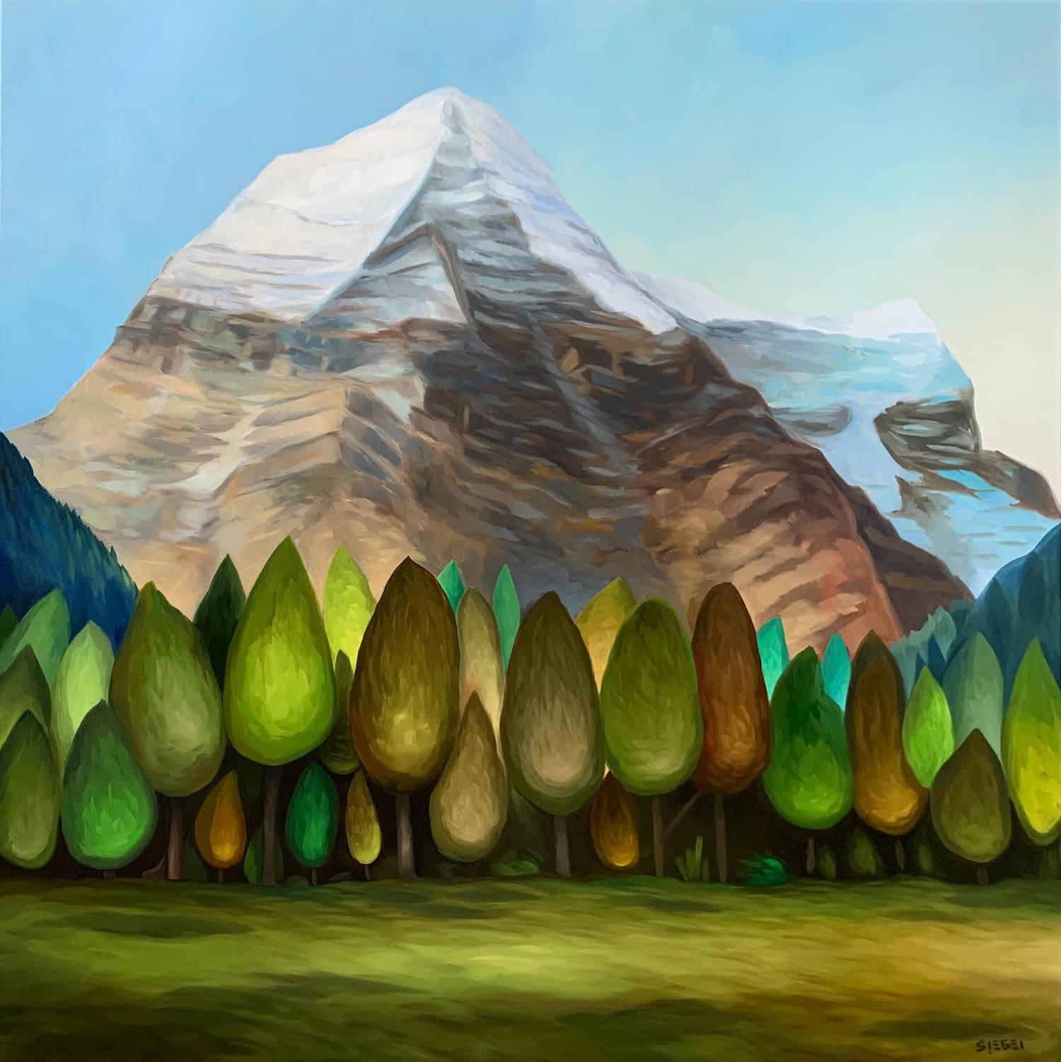 Mount Robson | Original Canadian Oil Paintings | Sam's Original Art