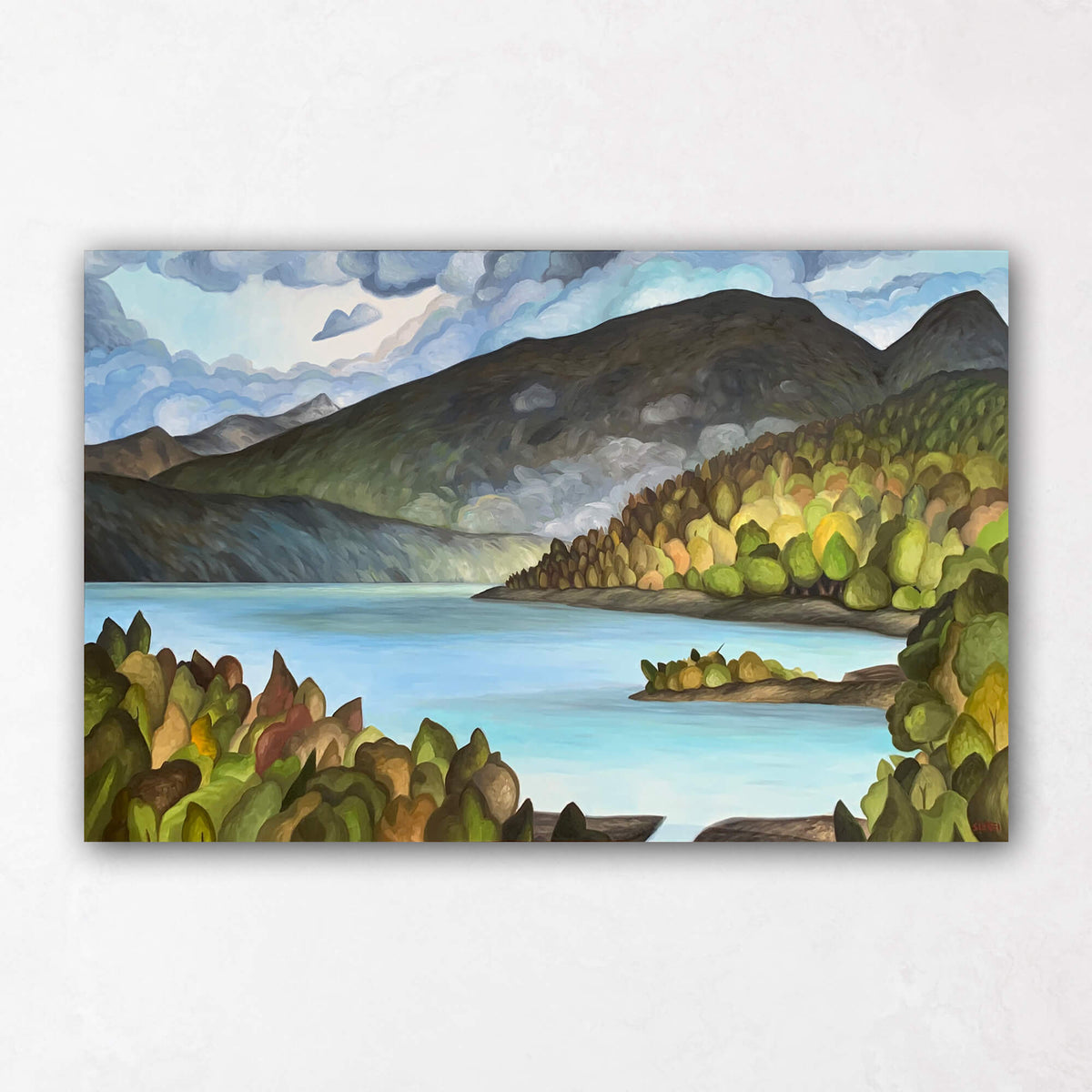 Port Moody Inlet | West Coast Oil Paintings Vancouver Artist | Sam's ...