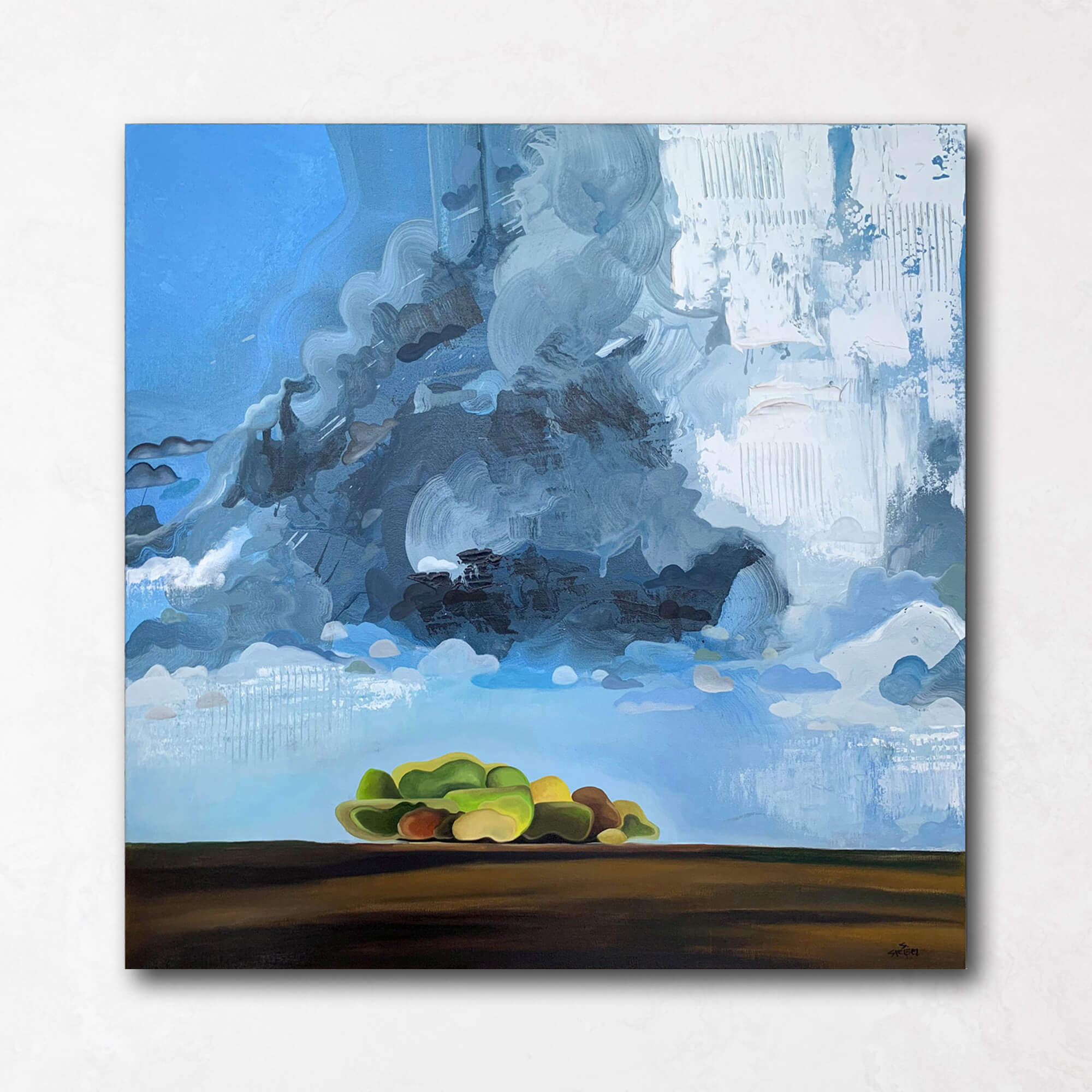 Storm Break | Awesome Cloud Paintings Vancouver Artist | Sam's Original Art