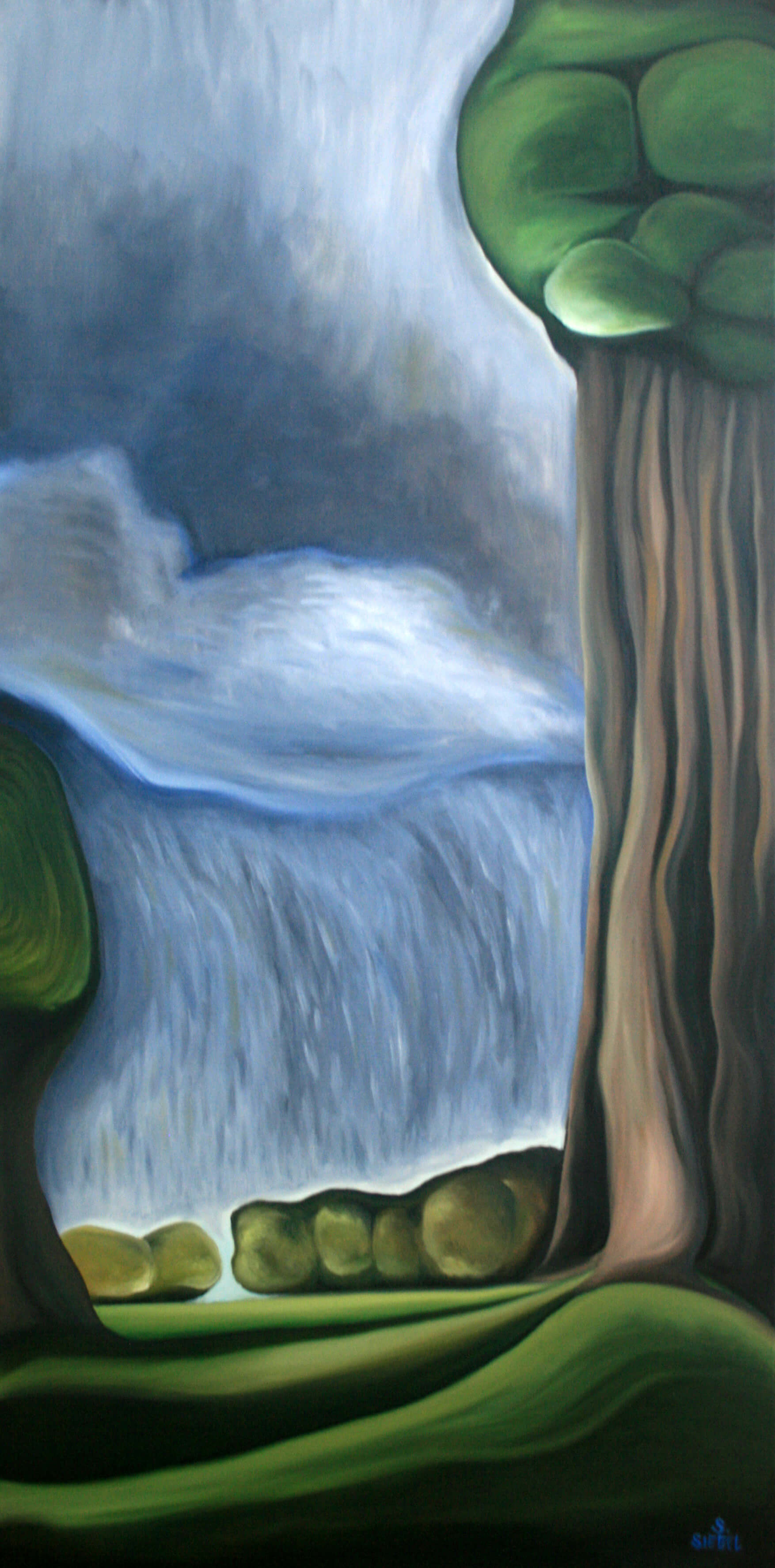 Storm Cloud | West Coast Oil Paintings Vancouver Artist | Sam's ...