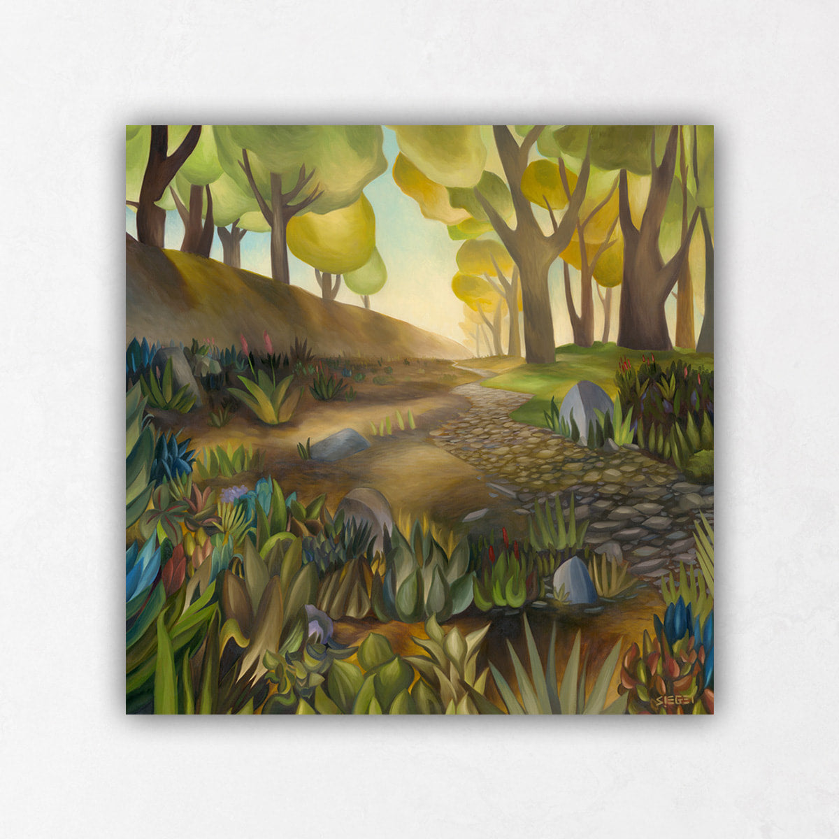 Succulent Forest | Original Canadian Oil Paintings | Sam's Original Art