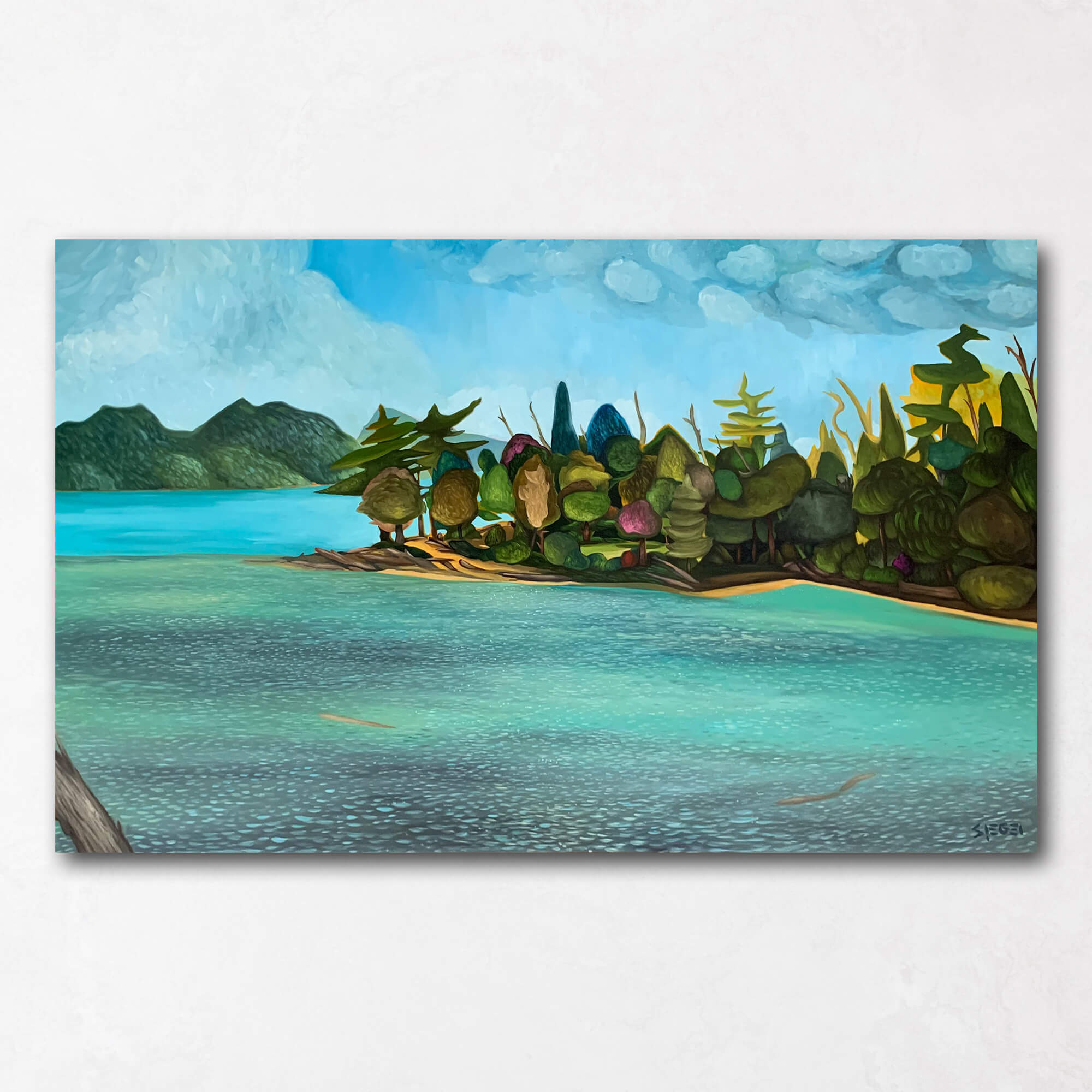 Sunshine Coast | West Coast Oil Paintings Vancouver Artist | Sam's ...