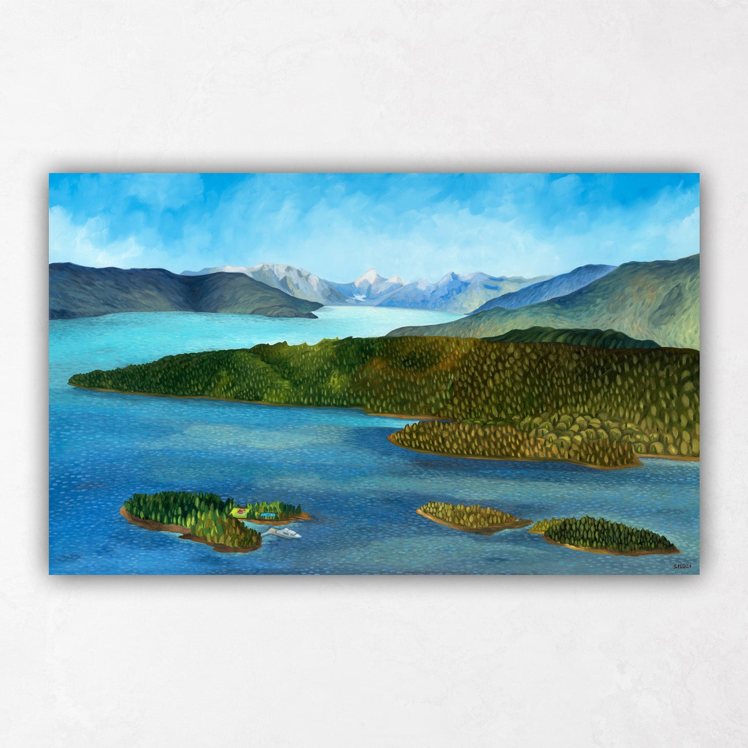 Sutton Islets | West Coast Oil Paintings Vancouver Artist | Sam's ...