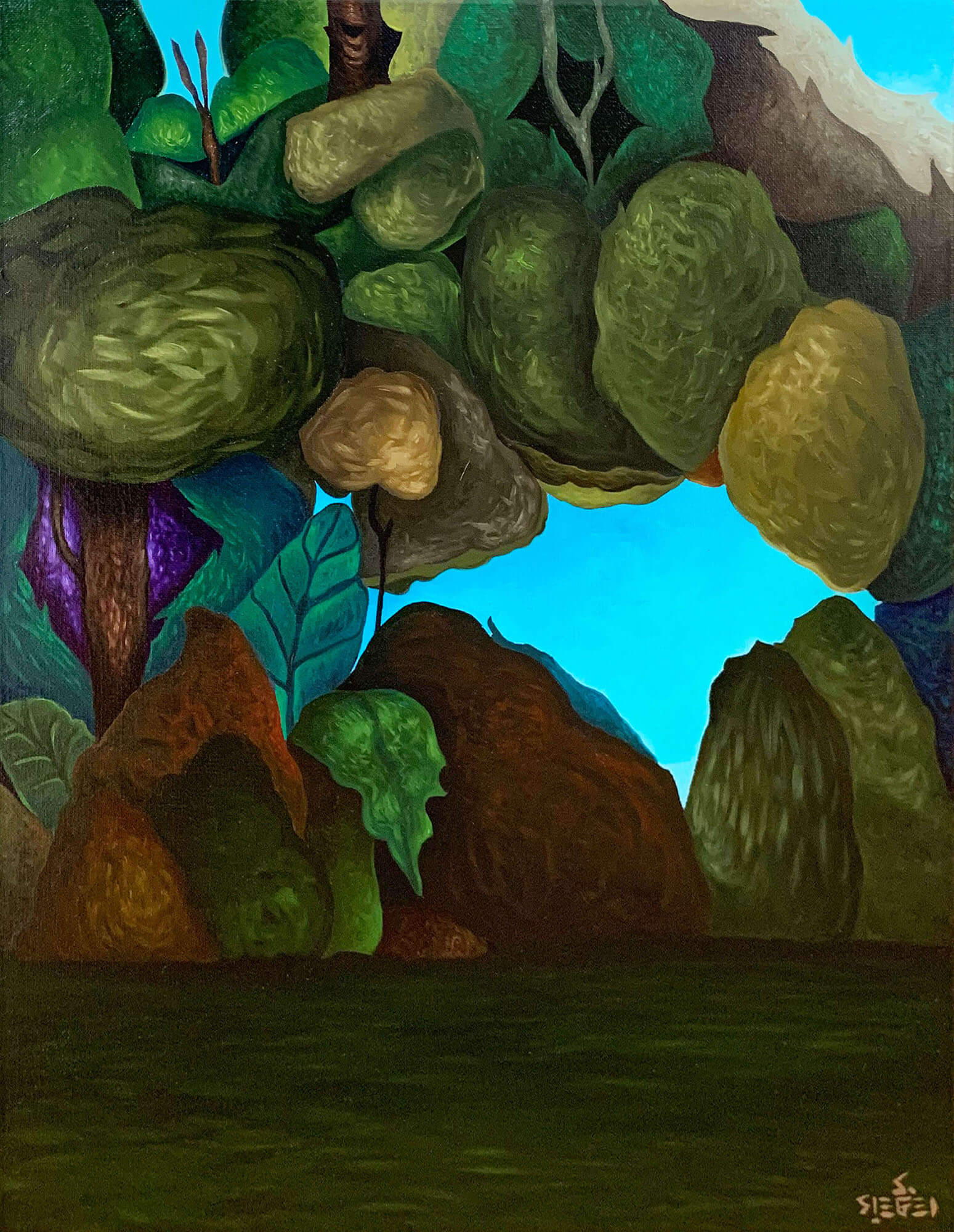 Tree Portal | West Coast Oil Paintings Vancouver Artist | Sam's ...
