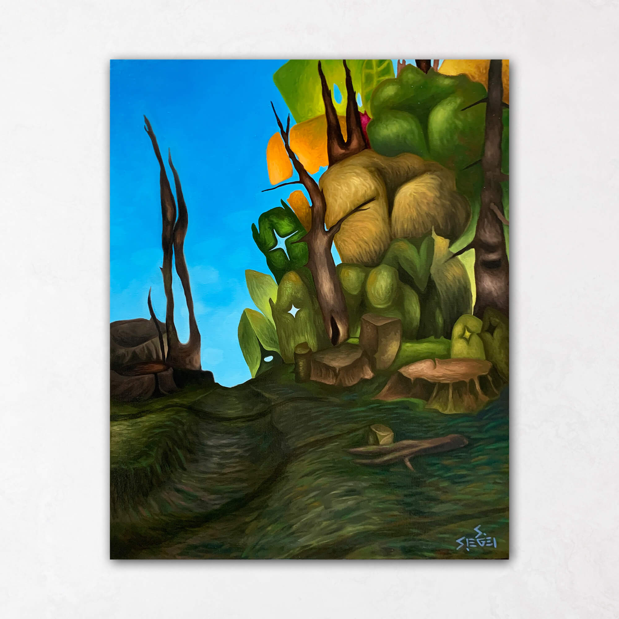 Twisting Trails | Vancouver Trail Paintings by Local Artist | Sam's ...