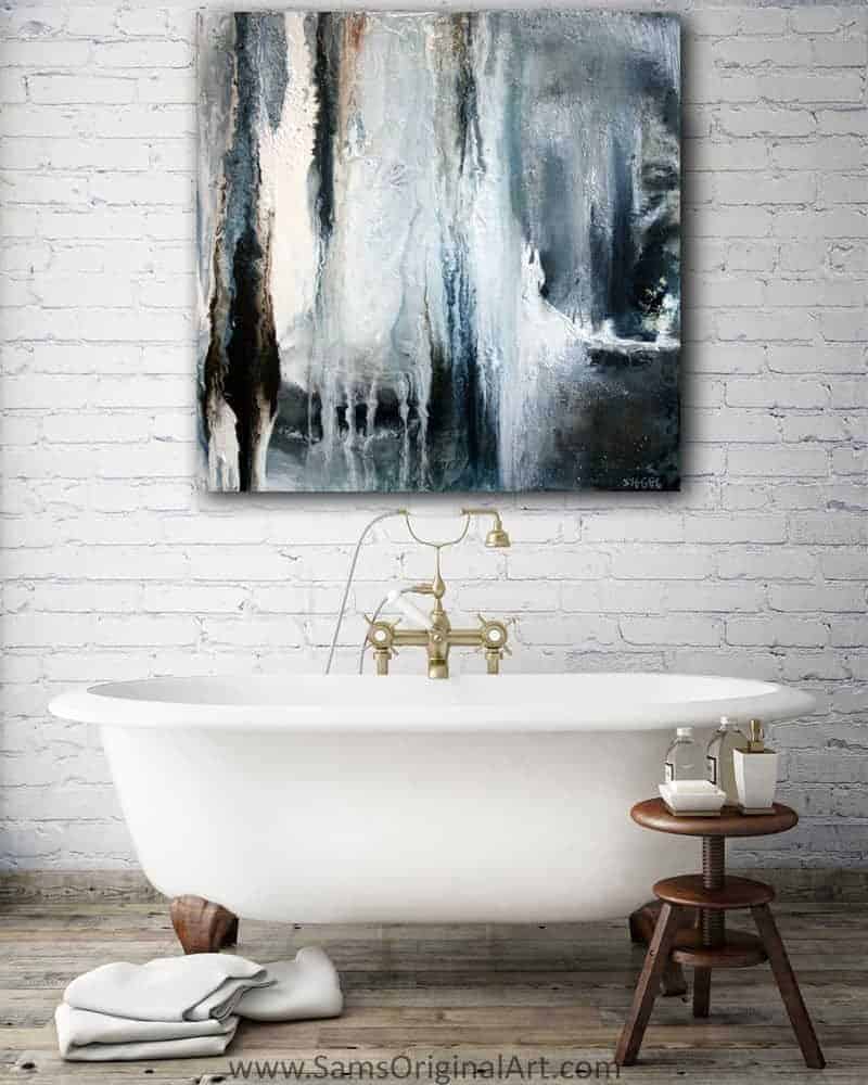 Crevasse | Abstract Giclée Prints | Sam's Original Art