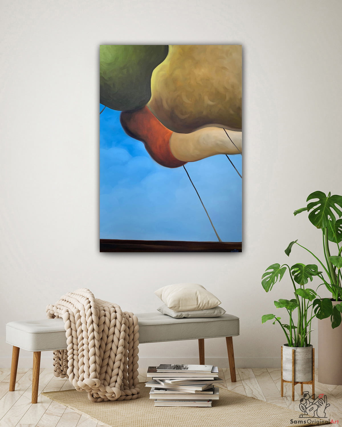 Kite Trees | Buy Contemporary Wall Art Vancouver | Sam's Original Art
