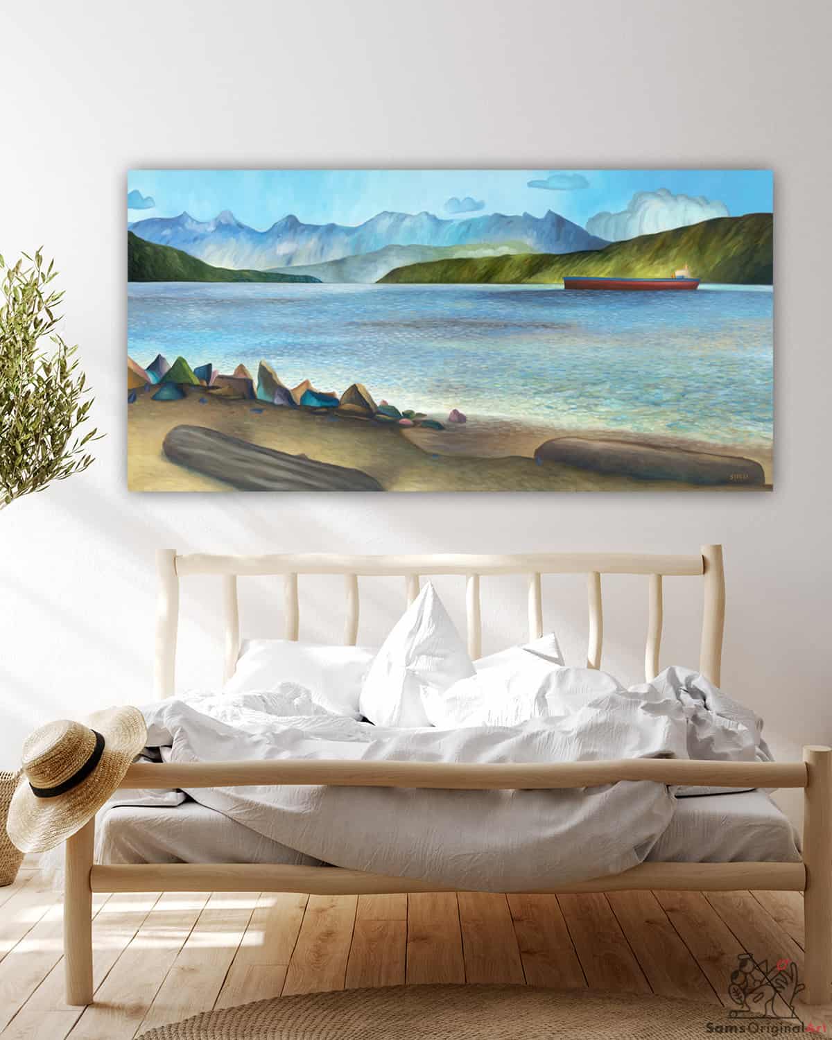 Spanish Banks Beach Glow | Canvas Prints and Original Artwork – Sam's ...